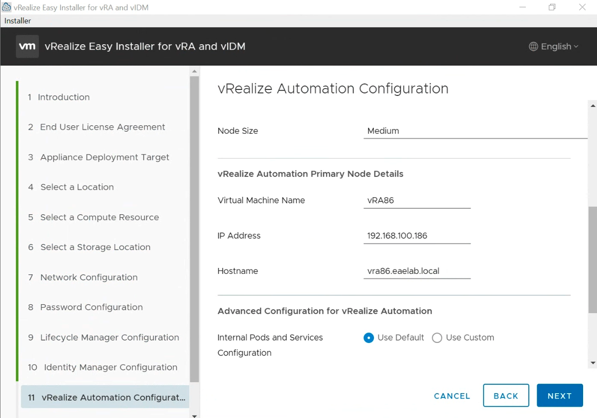 Deploy vRealize Automation 8.x Step by Step – ITSaurus